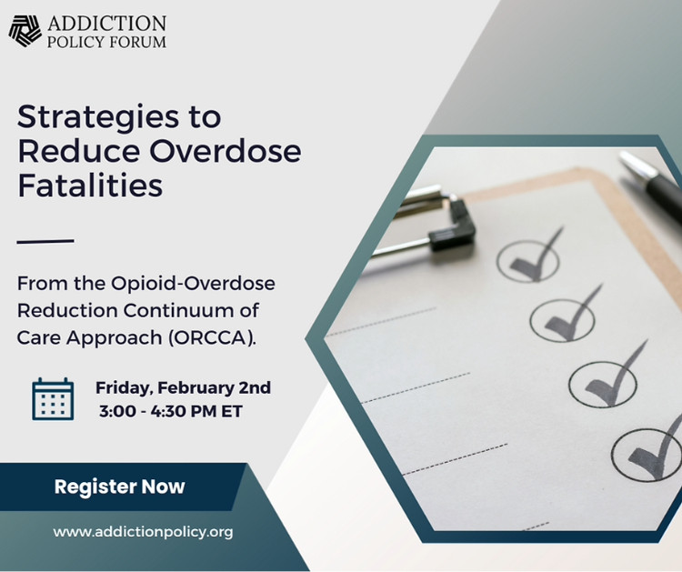 Webinar: Strategies to Reduce Overdose Fatalities from ORCCA | Social ...